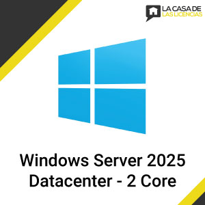 Windows Server 2025 Datacenter - 2 Core - Casa de las Licencias